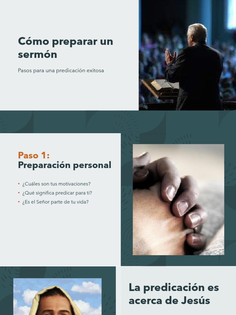 Cómo Preparar Un Sermón | PDF | Sermón