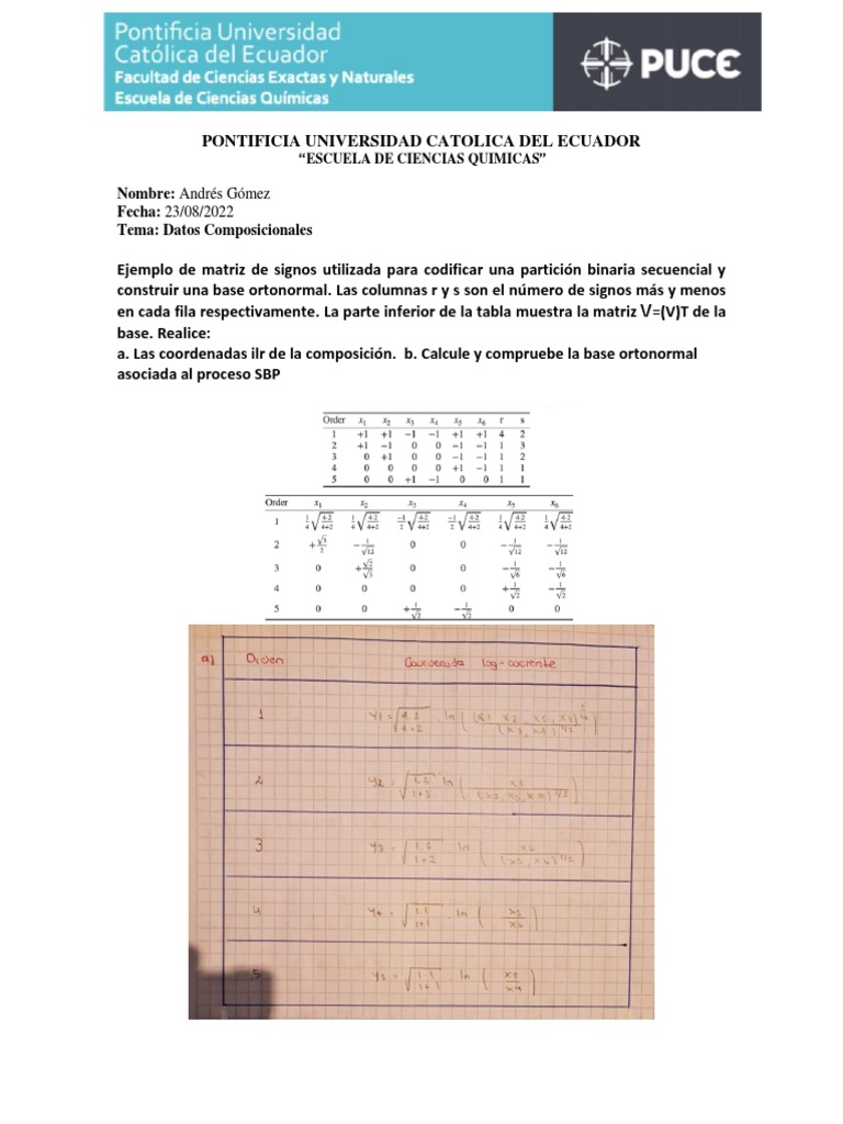 Datos Composicionales | PDF | Análisis de regresión | Estadísticas