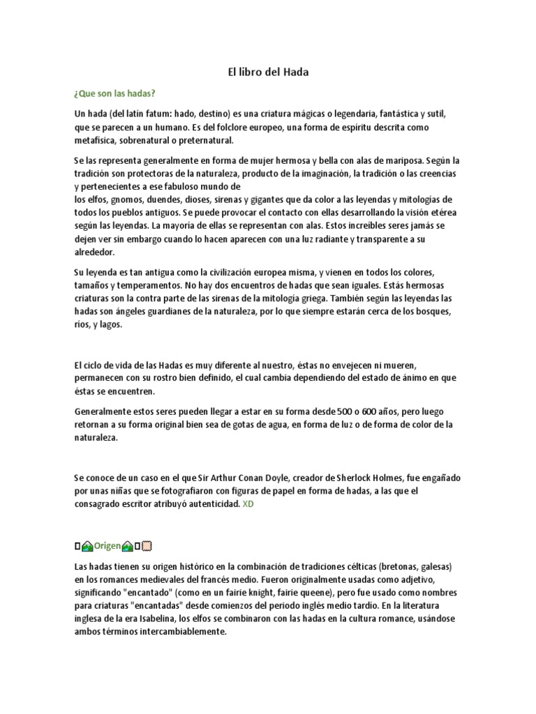 El Libro de Las Hadas | PDF | Hadas | Folklore