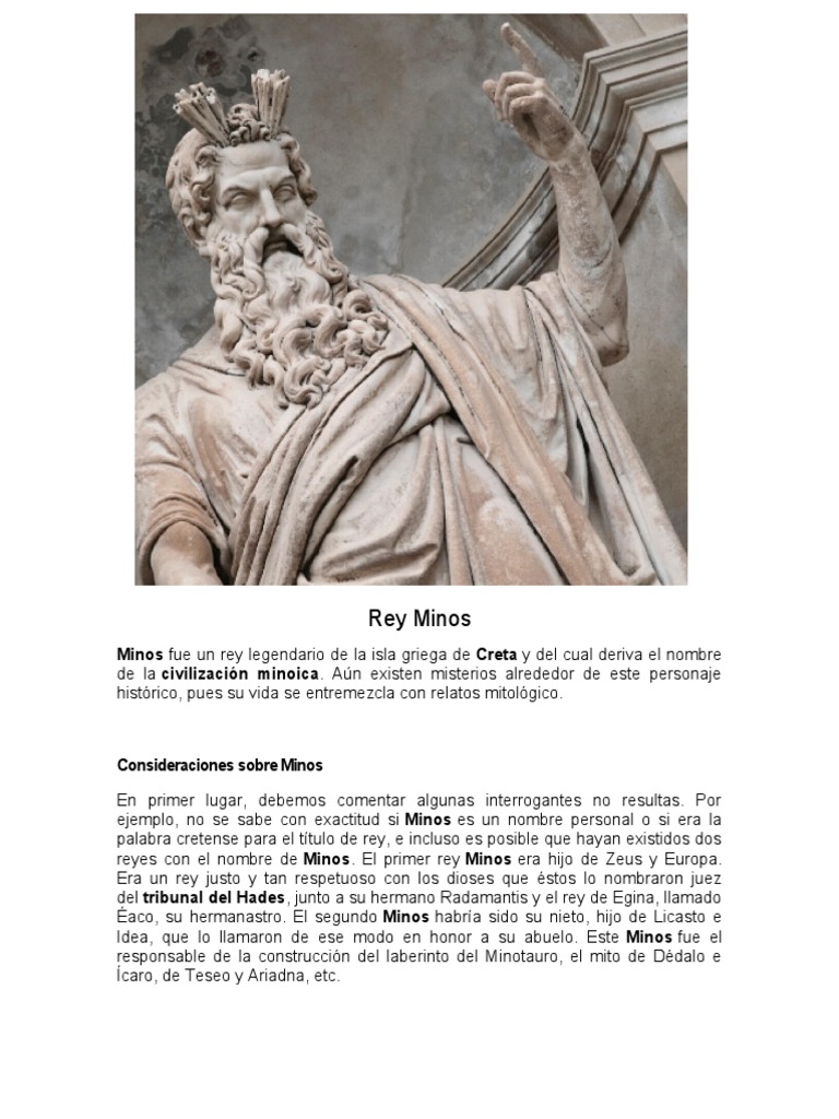 Rey Minos | PDF