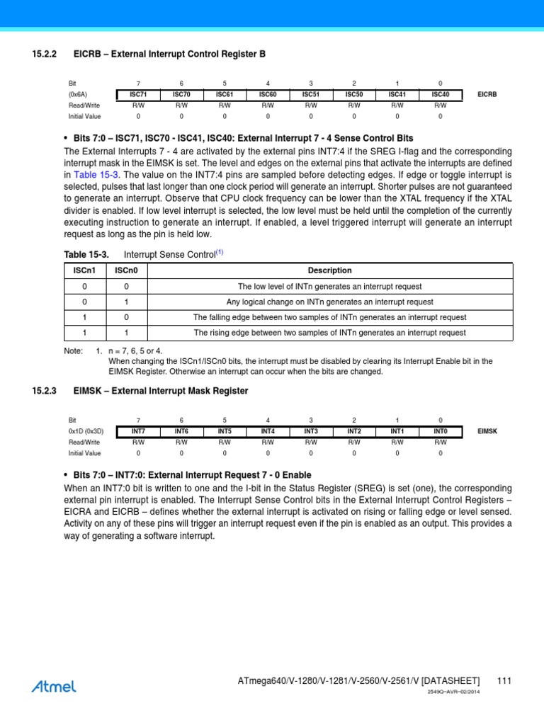 Atmega 2560 Ingles (111-140) | PDF | Timer | Manufactured Goods