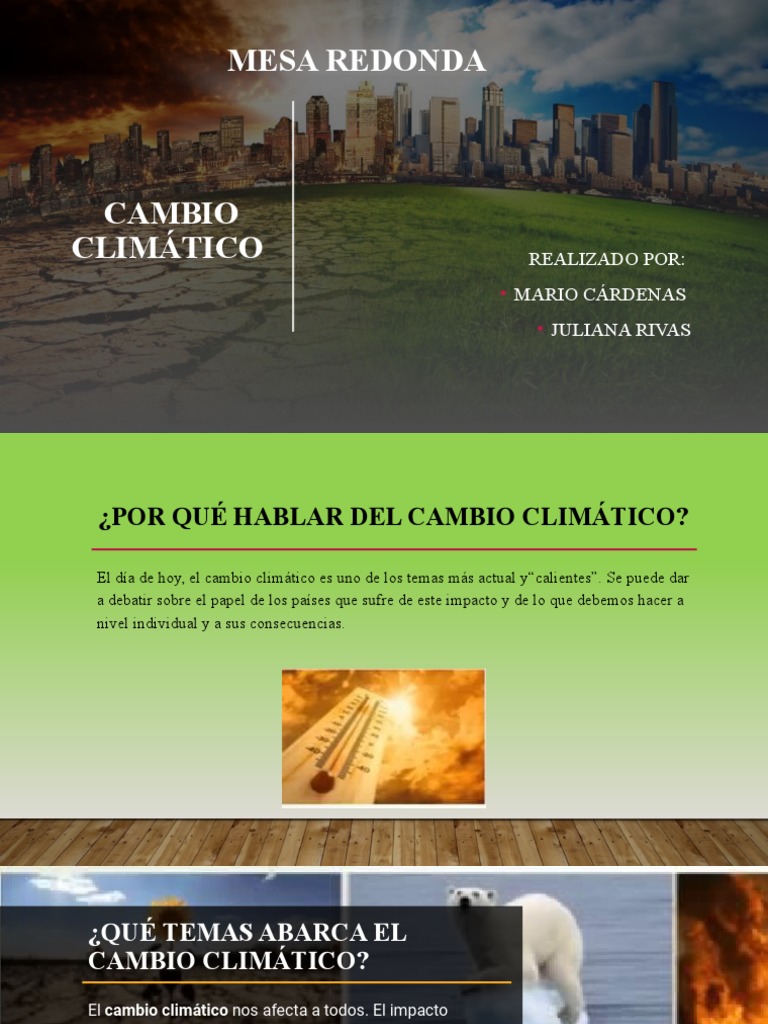 Cambio Climático: Retos y Soluciones | PDF | Gases de efecto ...