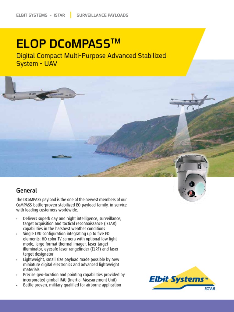 Elop Dcompass: Digital Compact Multi-Purpose Advanced Stabilized System ...