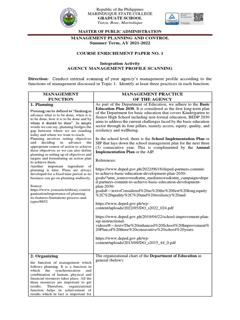 BERMUDA-Management Profile Scanning | PDF | Leadership | Human Resources