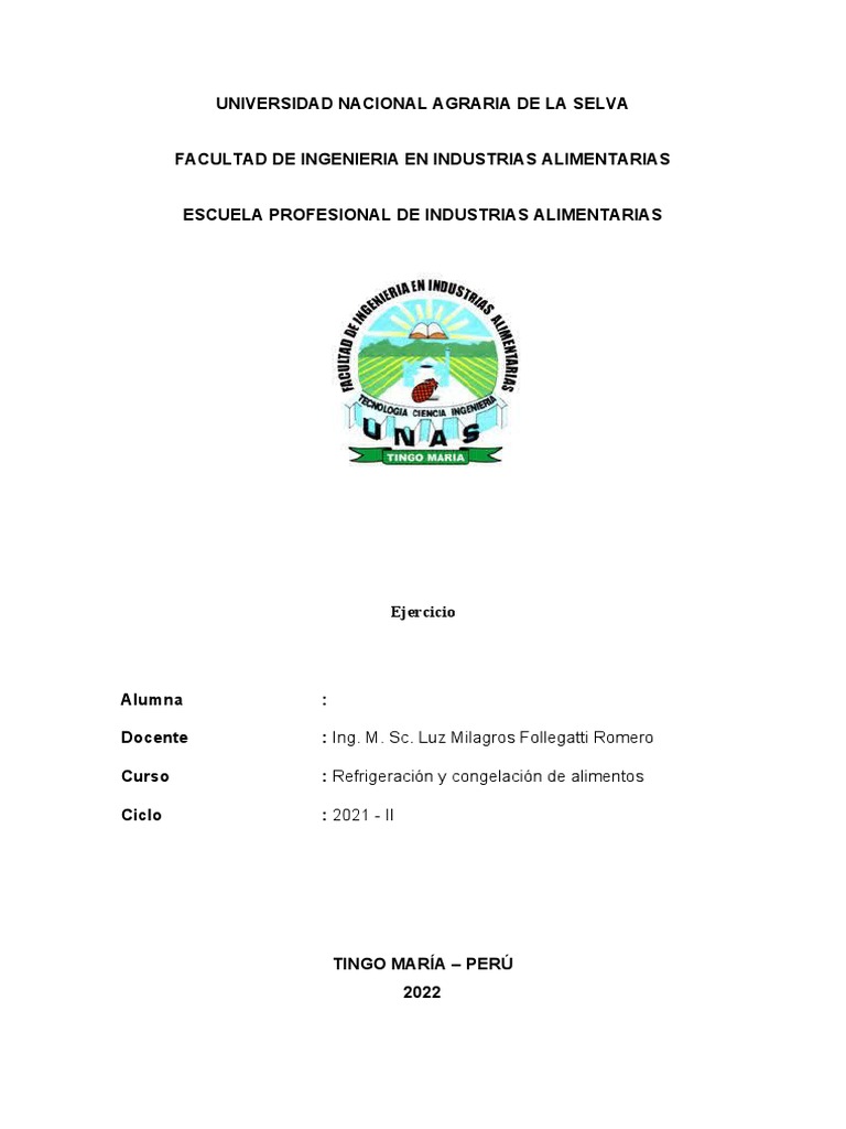 Refri Ejercicio | PDF