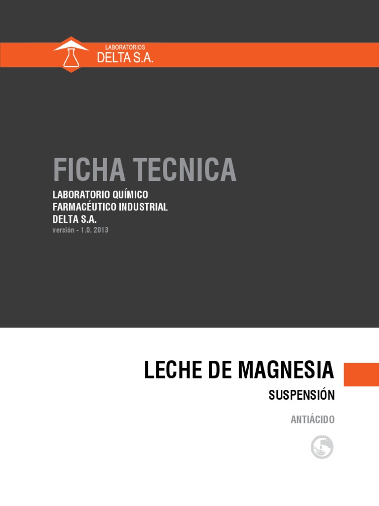 Leche de Magnesia Susp | PDF