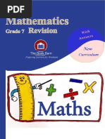 Grade 7 Maths Self Study Guide | PDF | Multiple Choice