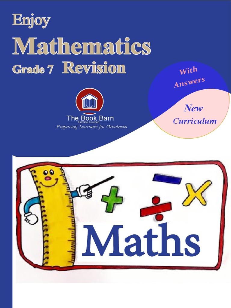 Enjoy Mathematics Grade 7 Revision Sample | PDF | Prices | Interest