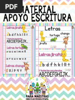 Letras de la Tortuga, Jirafa y Mono | PDF