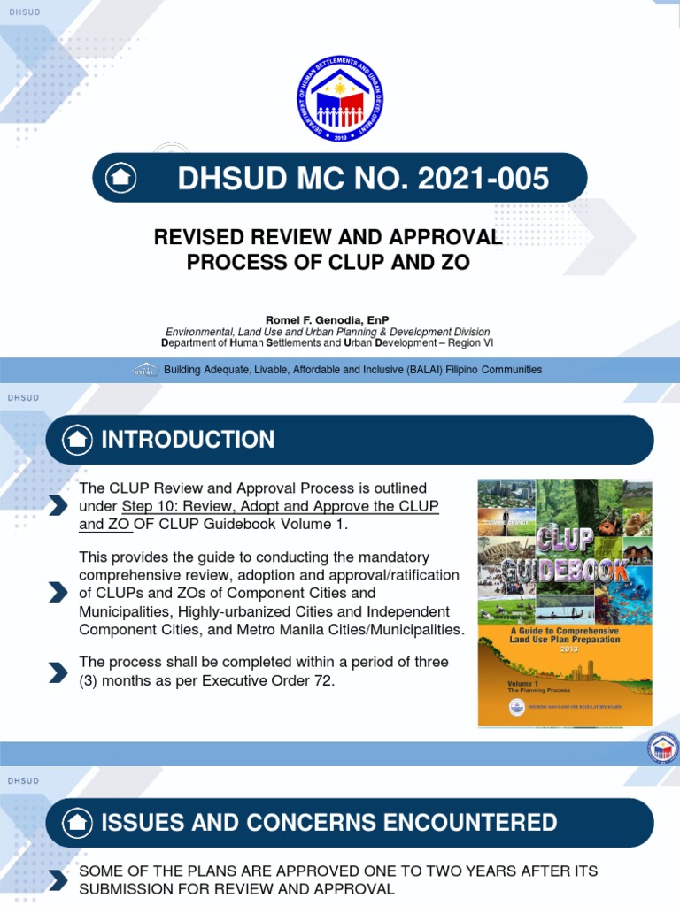 Revised Review and Approval Process of CLUP | PDF