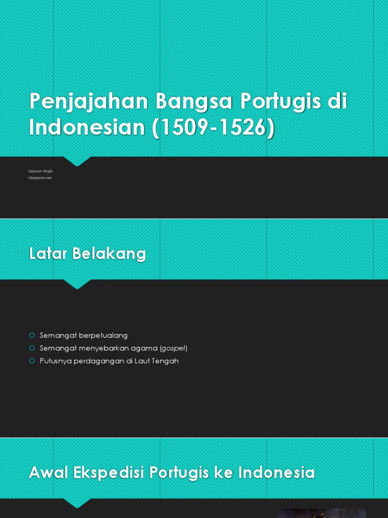 Ekspedisi Portugis ke Malaka 1511 | PDF
