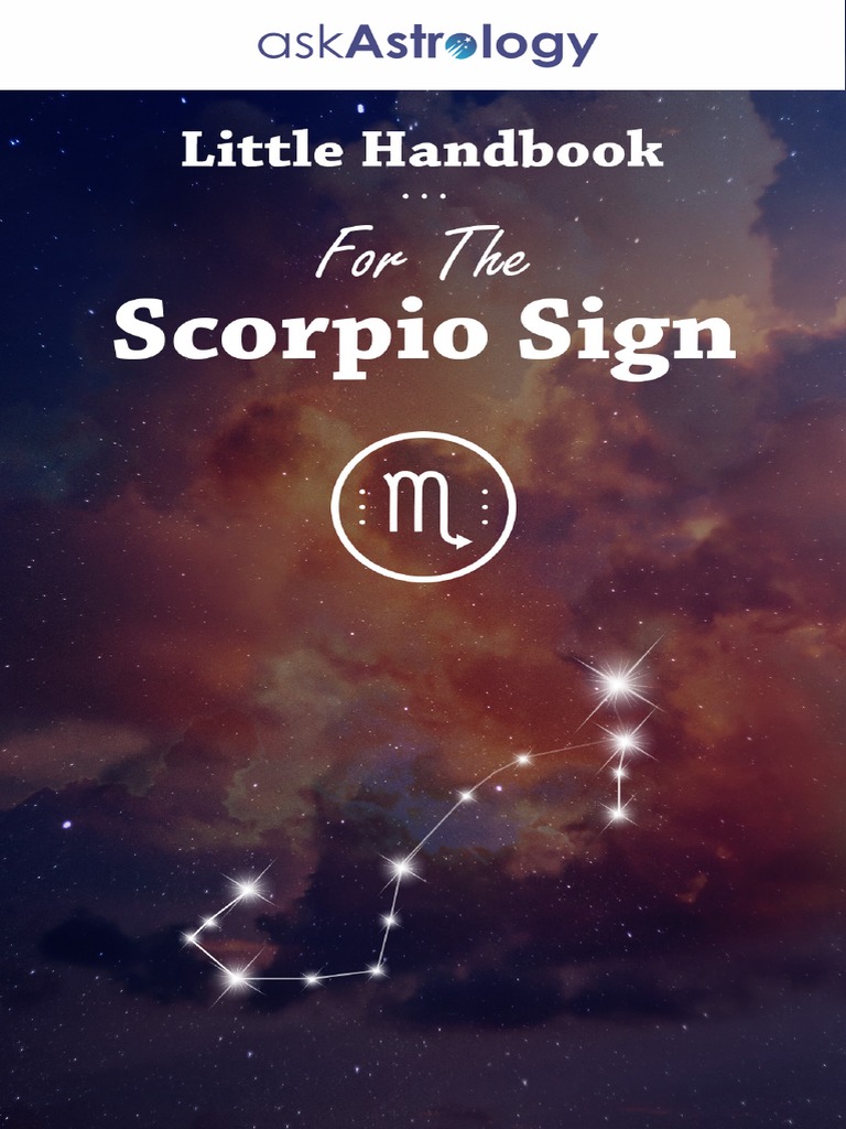 Scorpio Handbook | PDF | Planets In Astrology | Astrological Sign