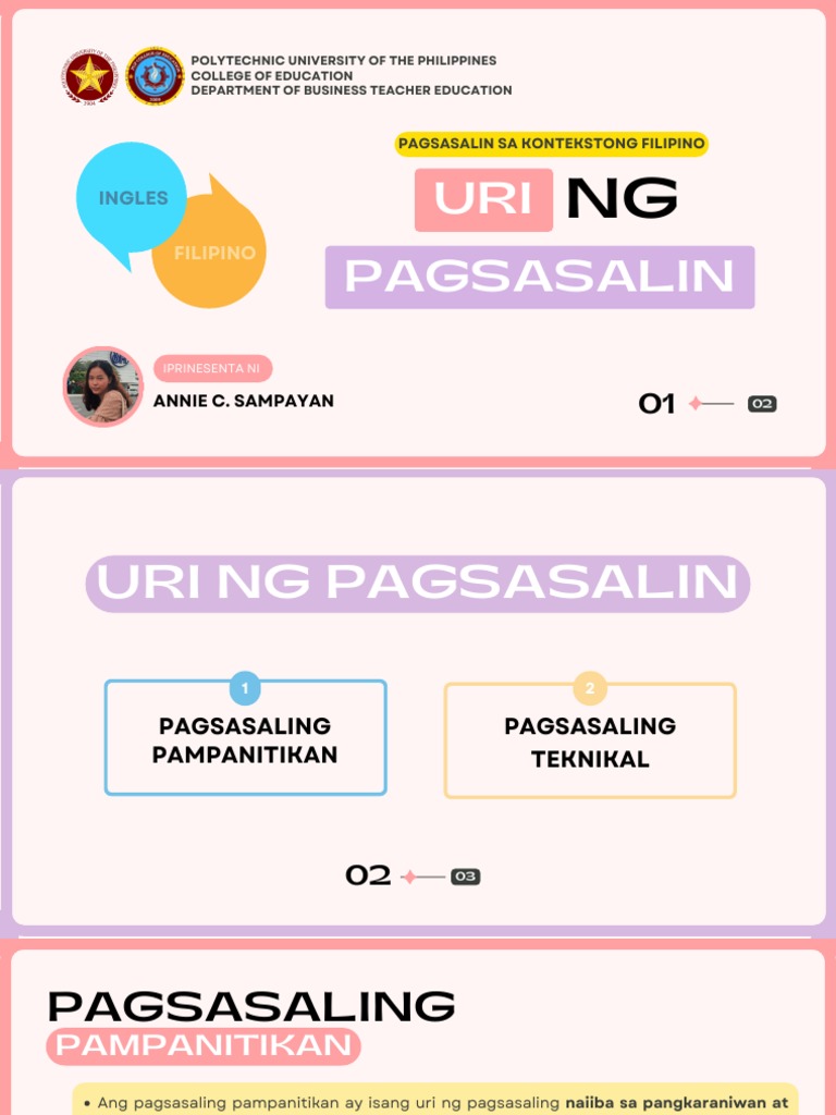 Uri NG Pagsasalin | PDF