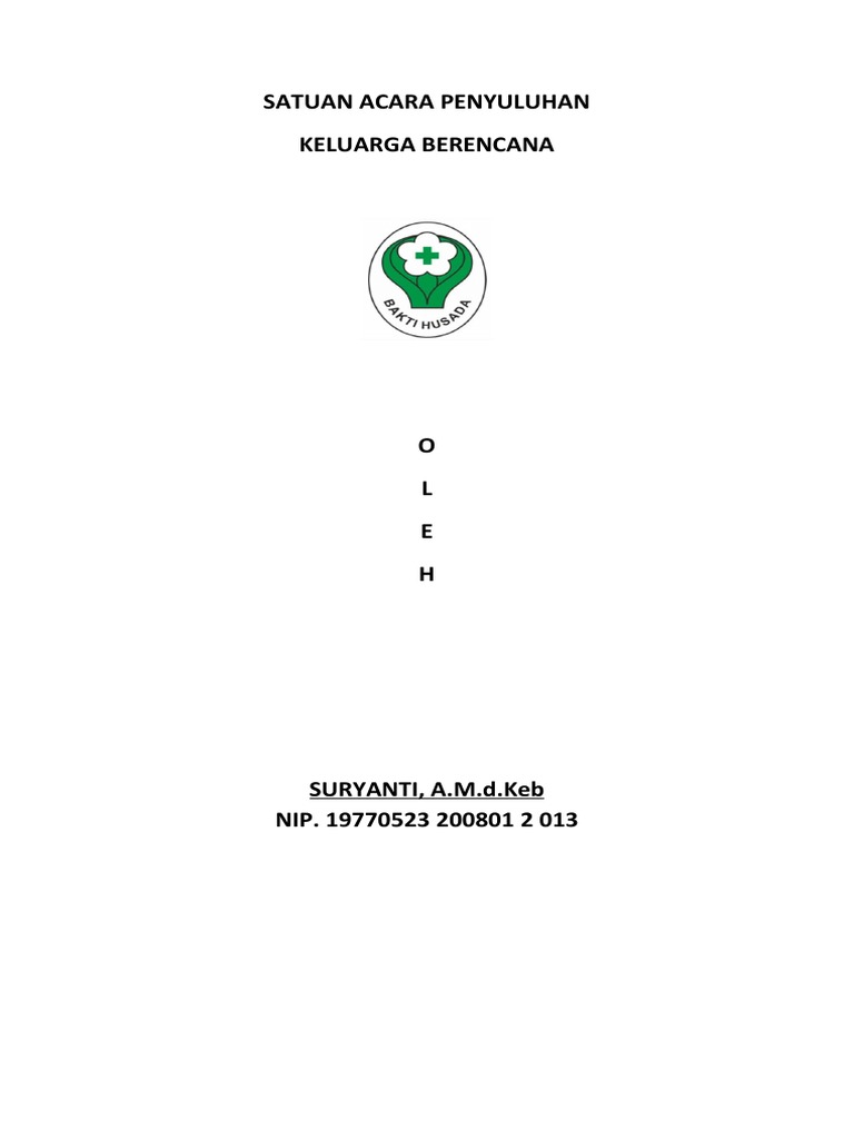 SAP KB Suntik 3 Bulan OK | PDF