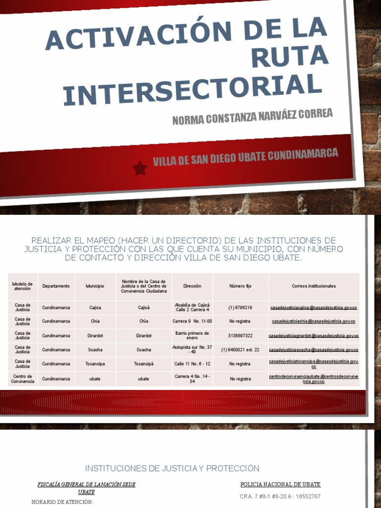 Activación de La Ruta Intersectorial | PDF | Derecho penal | Justicia