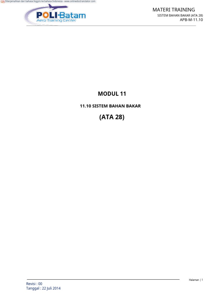 M11vol4 - 10 Fuel Systems (Ata 28) - 1-36.en - Id | PDF