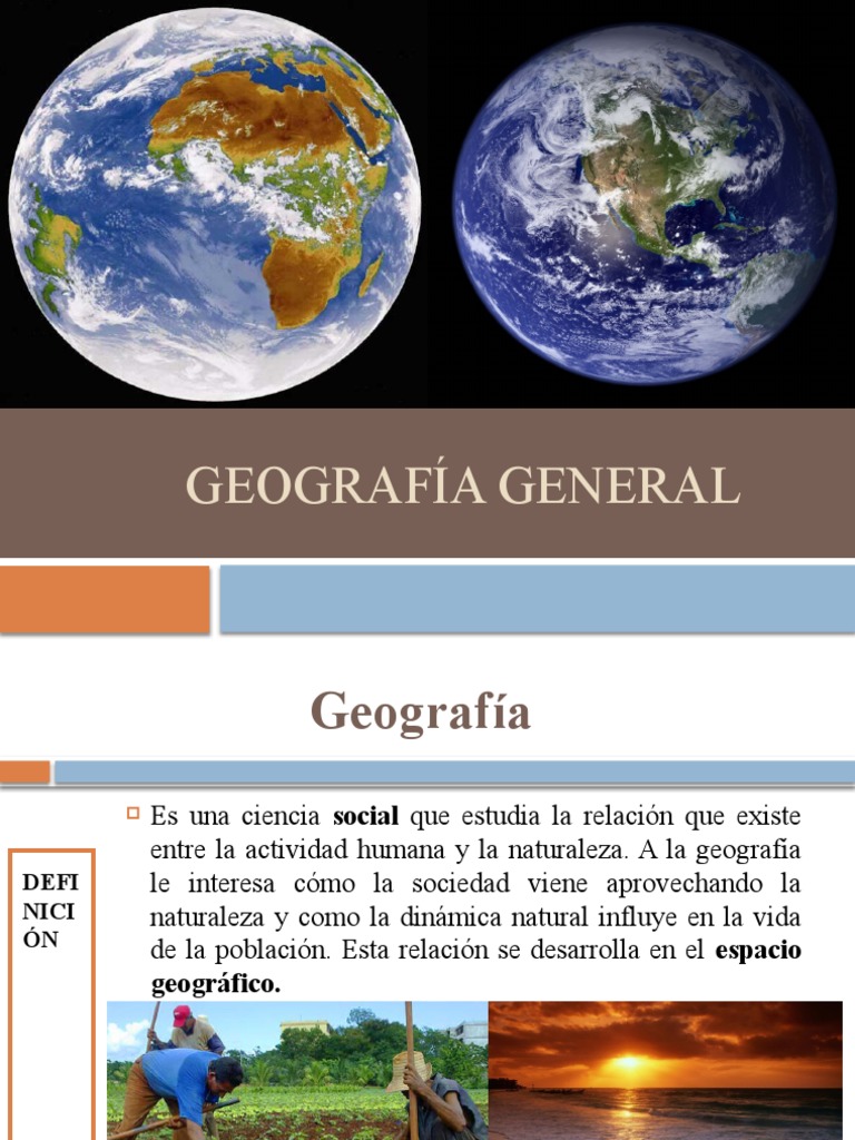 Clase 1 - Geografia General | PDF | Geografía | Naturaleza