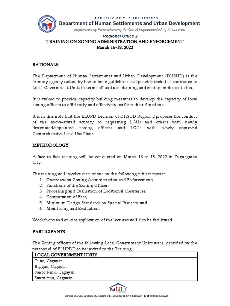 Activity Design On Zoning Enforcement | PDF | Business | Technology ...