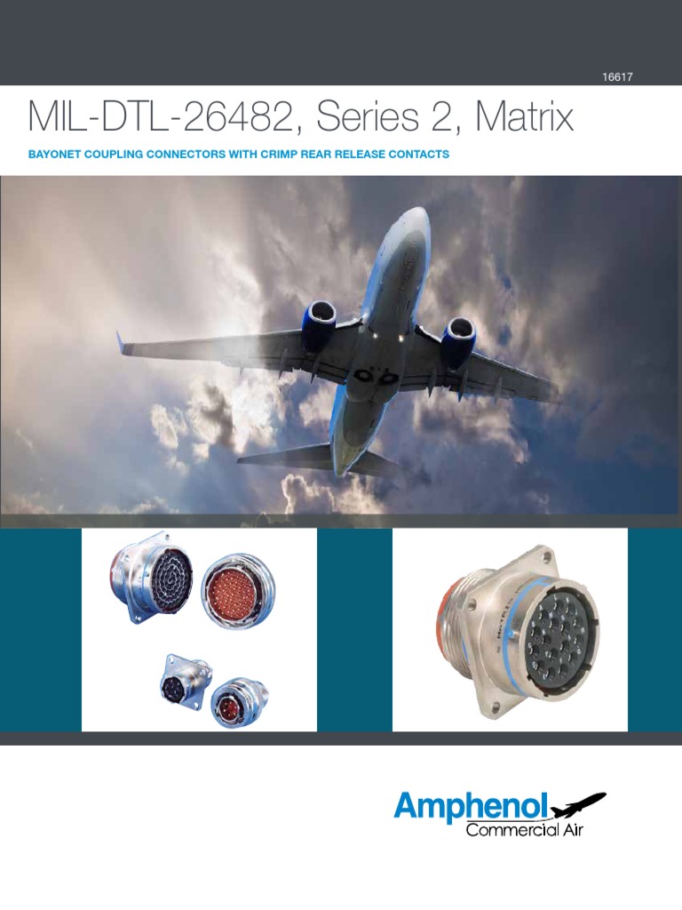 MIL-DTL-26482 Series II Amphenol Catalog | PDF | Electrical Connector ...
