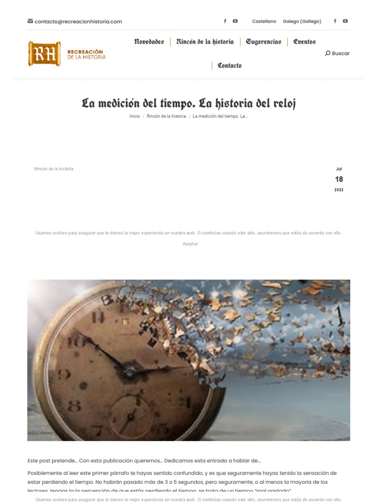 La Historia Del Reloj Y La Medición Del Tiempo – ZGURK
