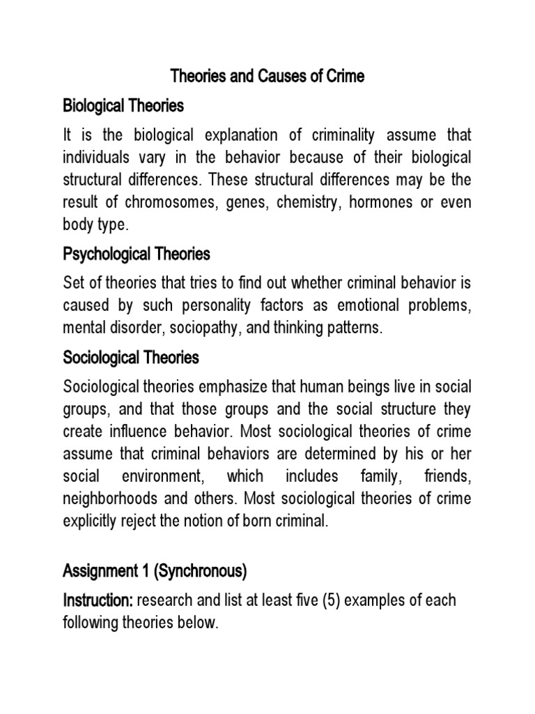 Edited Theories of Crime Causation | PDF | Criminology | Aggression