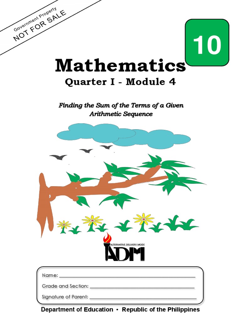G10 M4 Arithmetic Sequence Final Edited | PDF | Numbers | Sequence