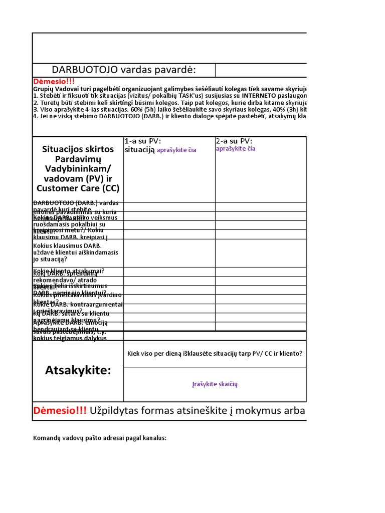 Seseliavimo Uzduotys - Telia Naujokas | PDF