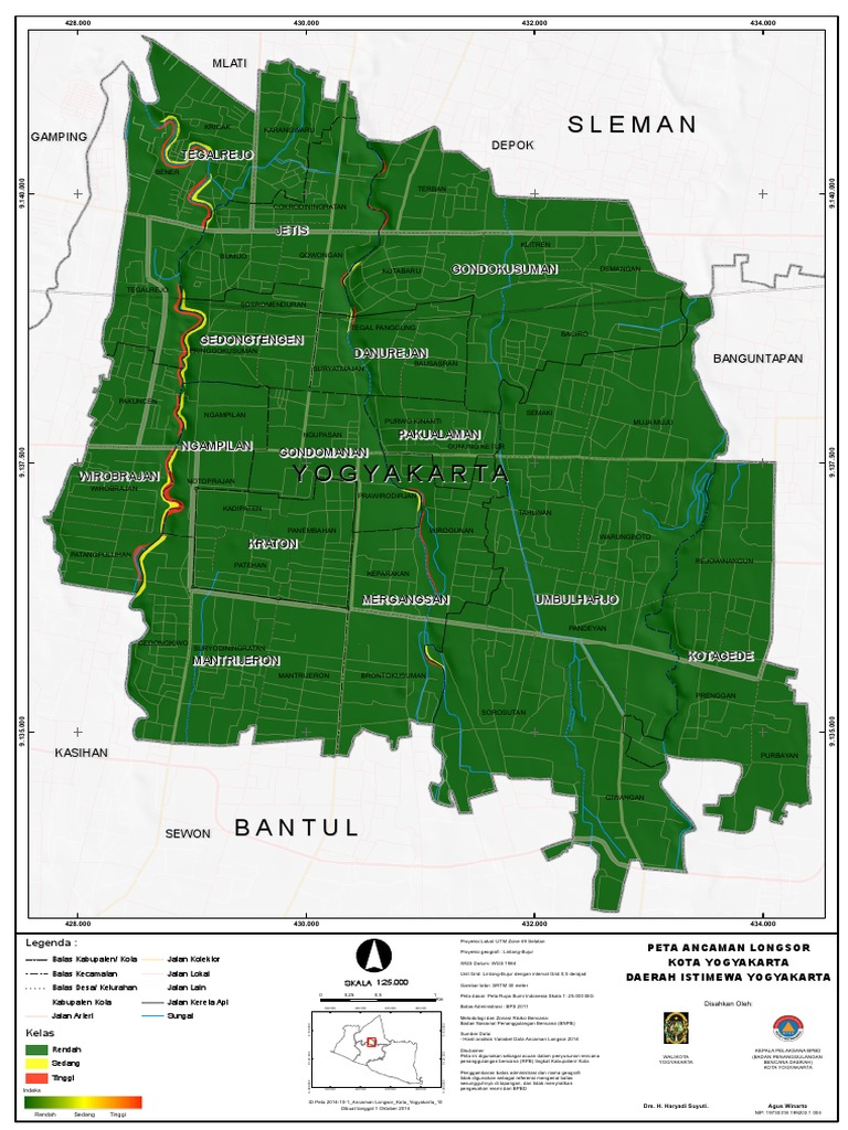 Peta Kawasan Rawan Bencana Tanah Longsor 2198 | PDF