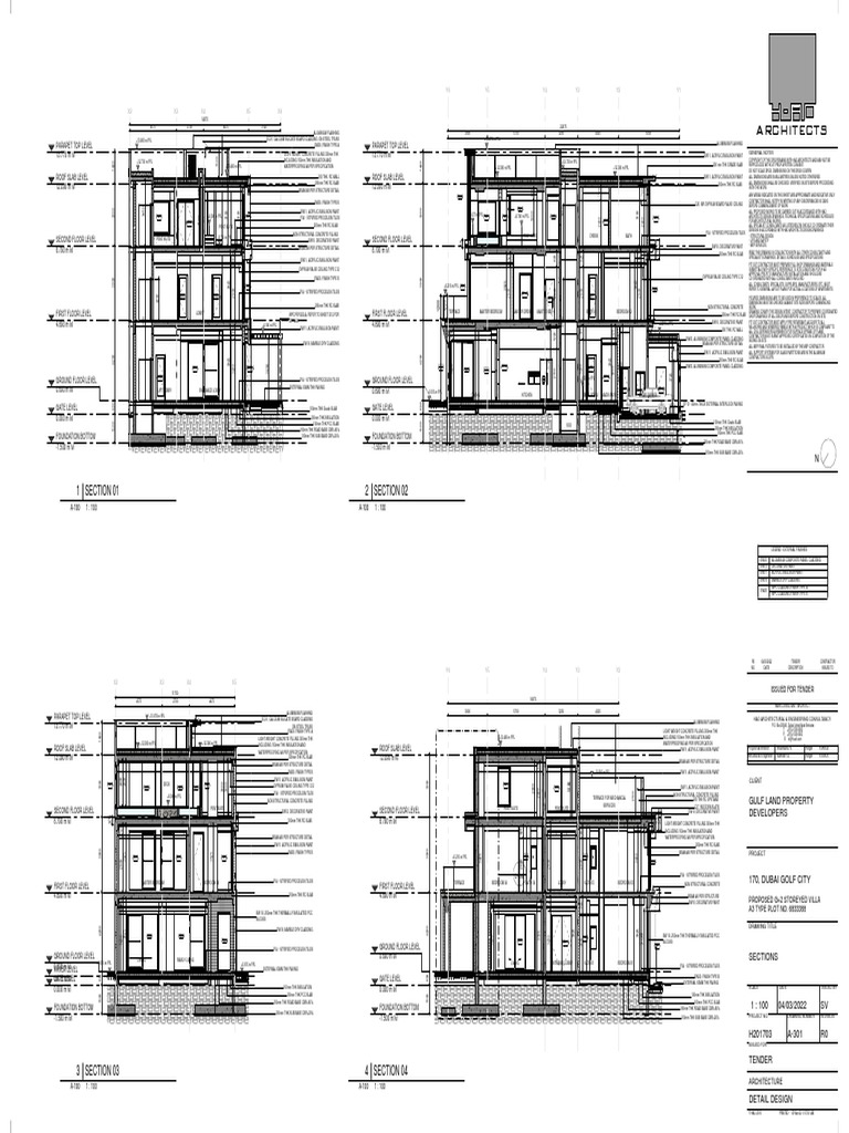 A-301 - Sections | PDF | Architectural Elements | Building