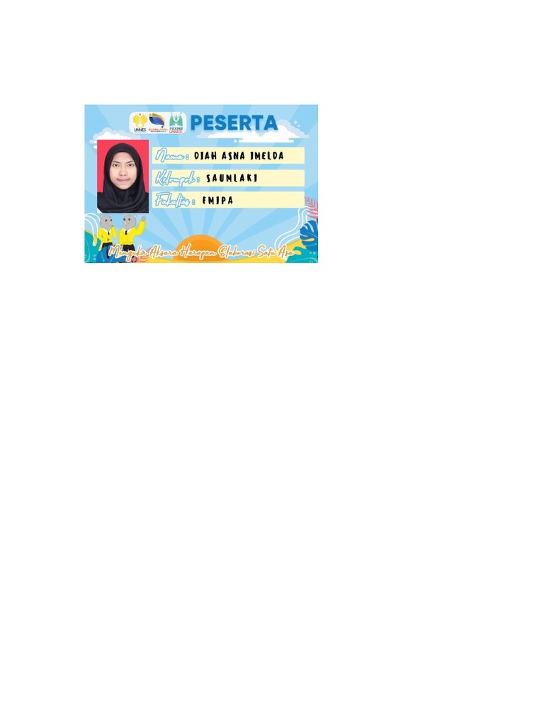 Co Card PKKMB Unnes | PDF