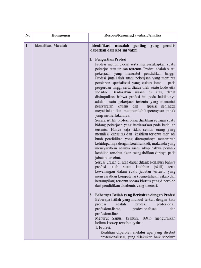 Resume KB 1 Modul Pengembangan Profesi Guru | PDF