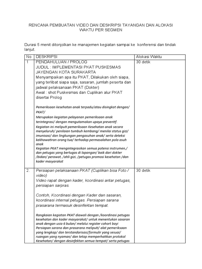 Implementasi PKAT di Puskesmas Jayengan | PDF | Pengembangan Diri ...