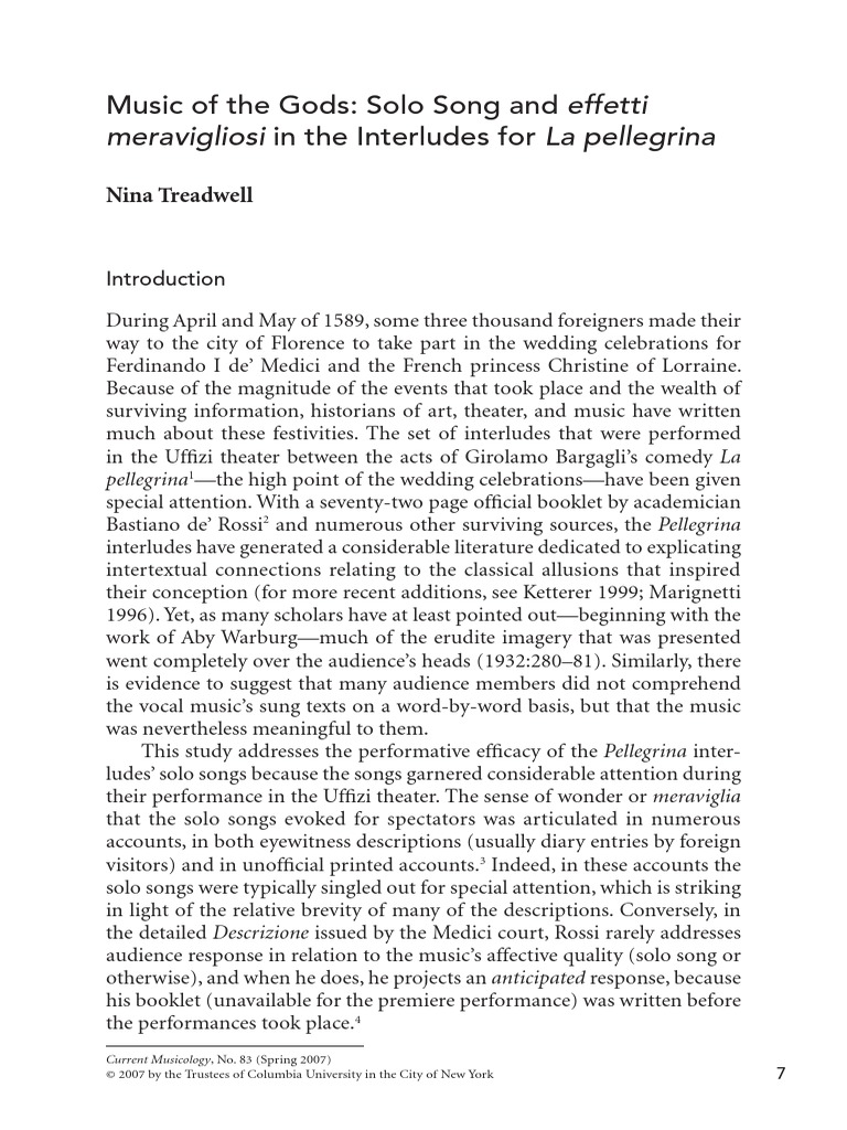 Nina Treadwell - Music of The Gods - Solo Song and Effetti Meravigliosi ...