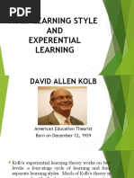 Kolb Learning Style Questionnaire Guide | PDF