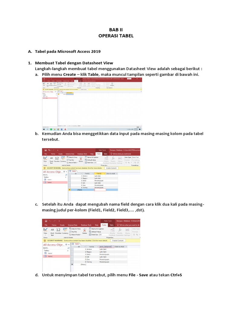 Modul ABDD - MICROSOFT ACCESS | PDF