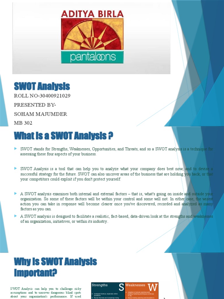 Swot Analysis | PDF | Retail | Swot Analysis