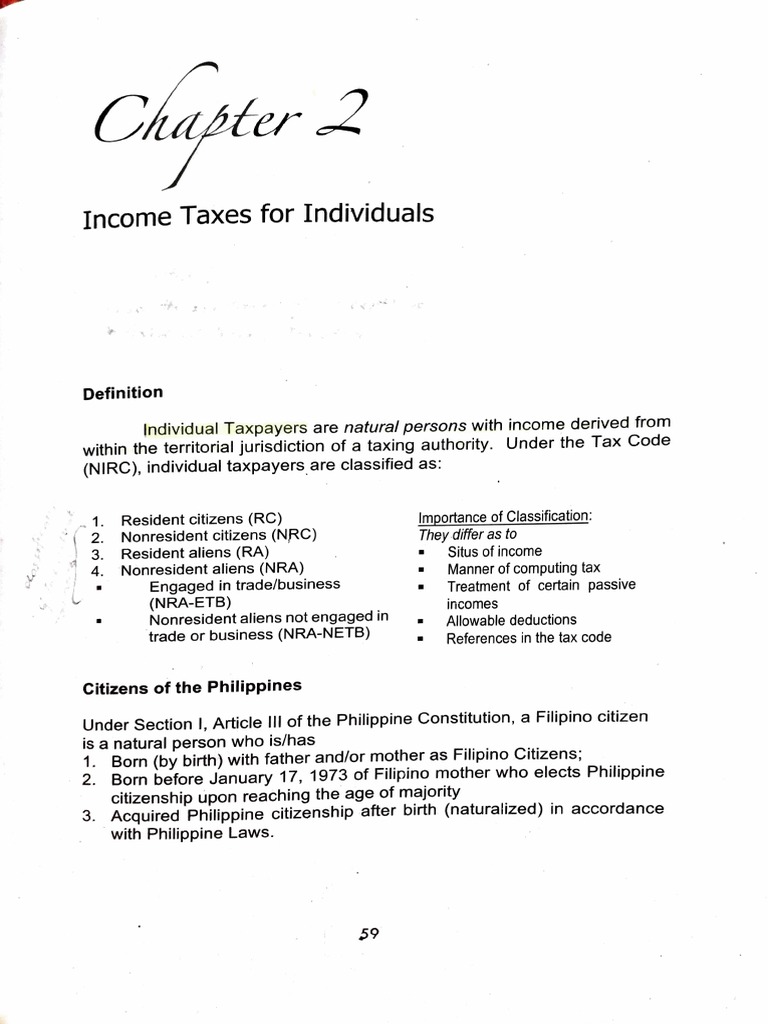 Chapter 2 Income Taxes For Individuals | PDF
