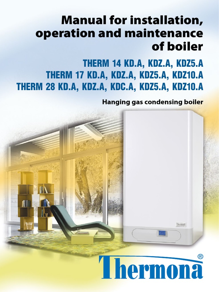 Boiler Installation User Manual 14-17-28 KDx-A AJ 2016-09 | PDF | Water ...