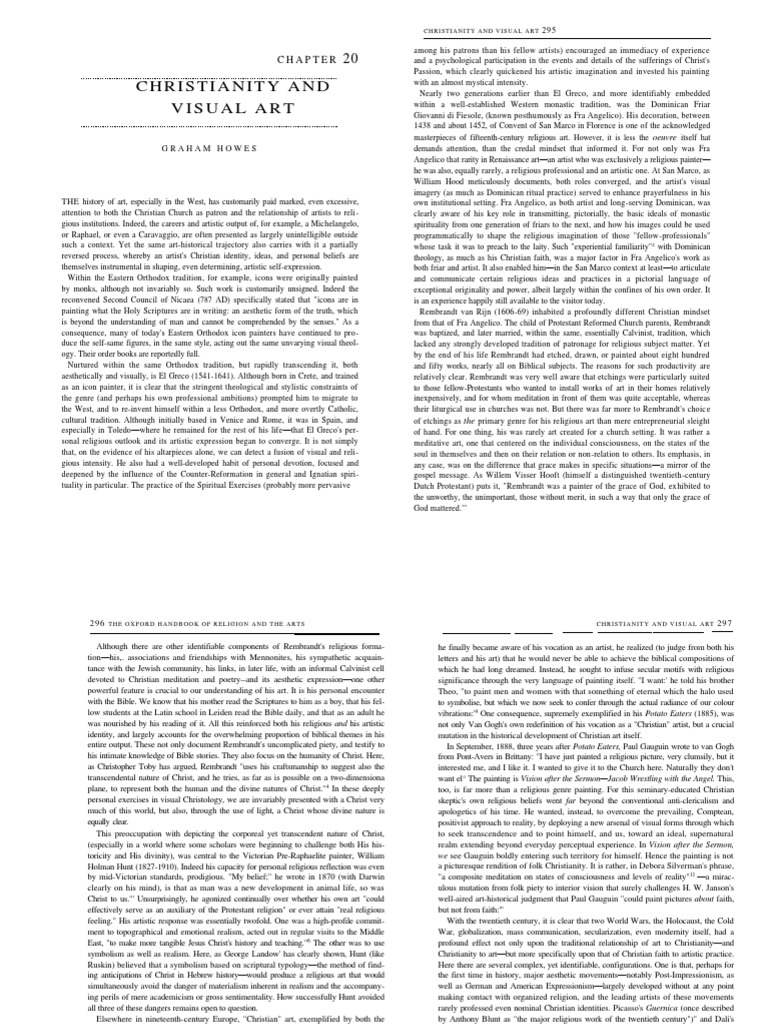 5 - Christianity and Visual Art | PDF