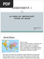 Assignment-1: A) Uses of Important Types of Maps | PDF | Map | Compass