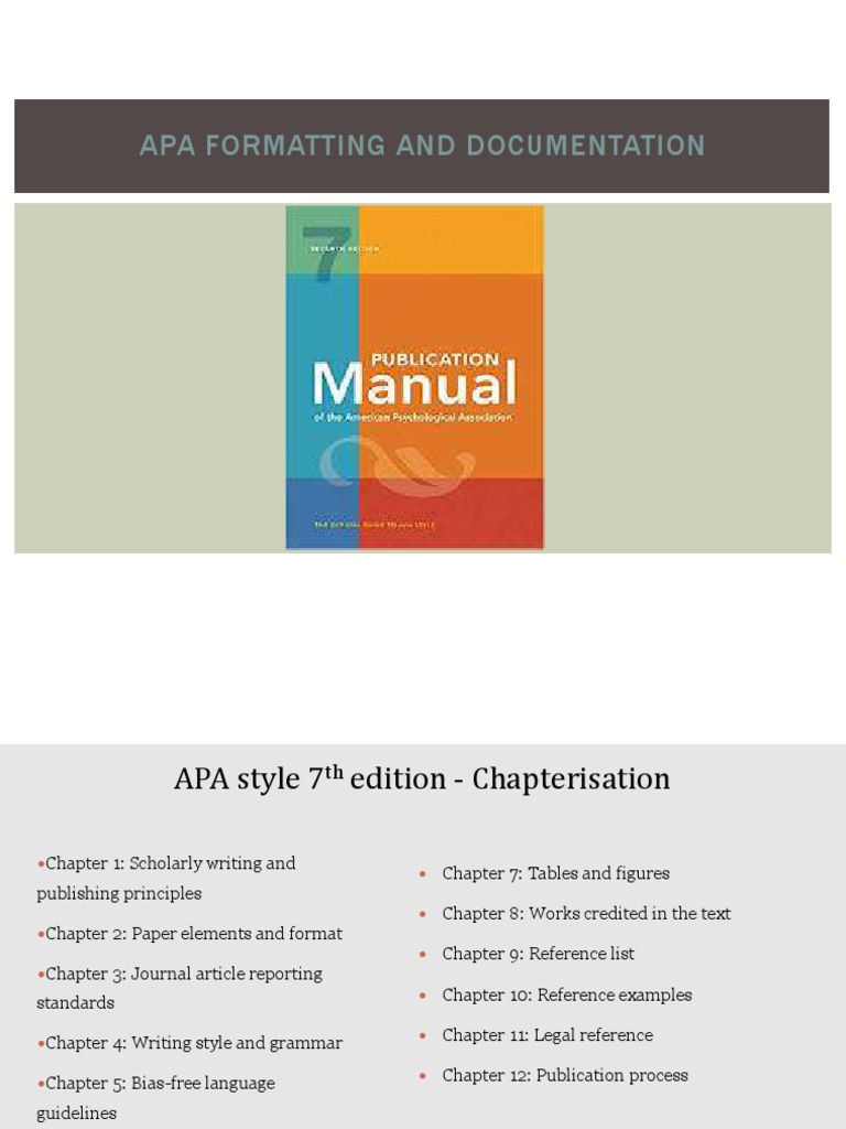 APA Formatting Guide: 7th Edition Essentials | PDF | Apa Style | Plagiarism