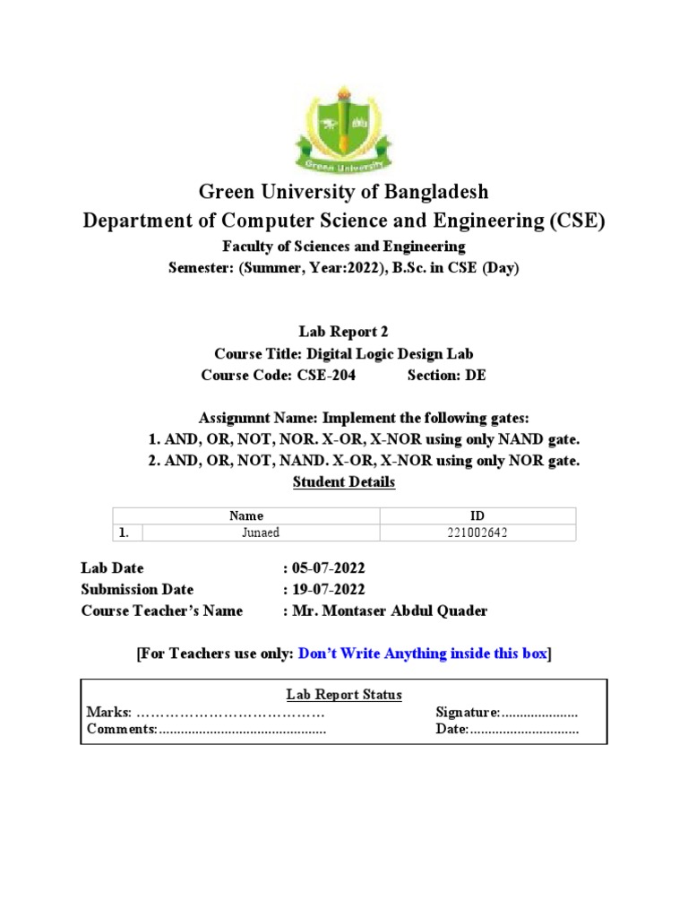 Basic Gates | PDF | Logic Gate | Electronic Design