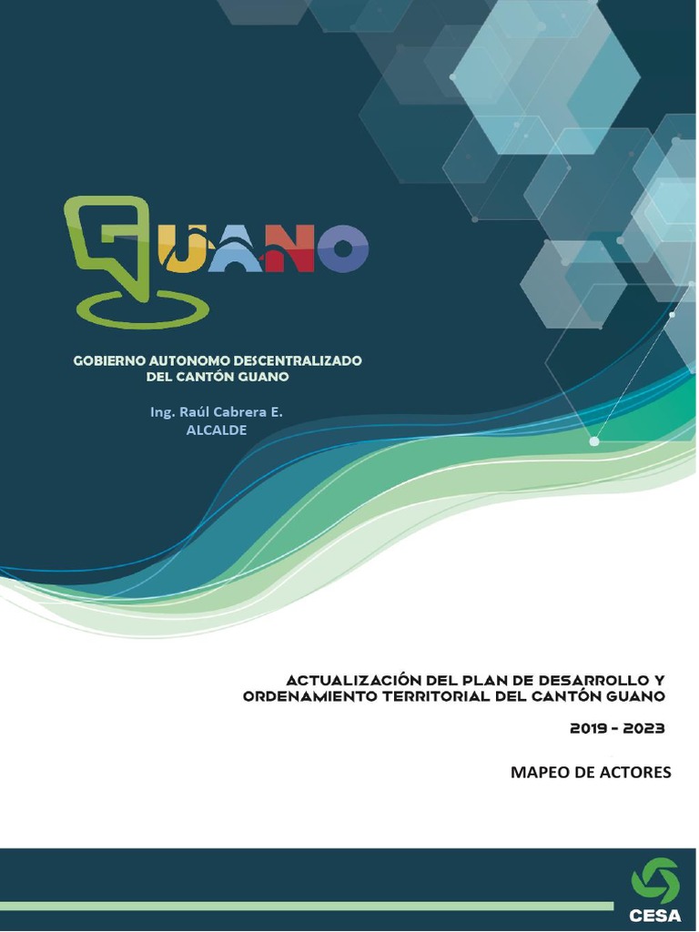 Pdot Tomo 001 | PDF | Ecuador | Cooperativa