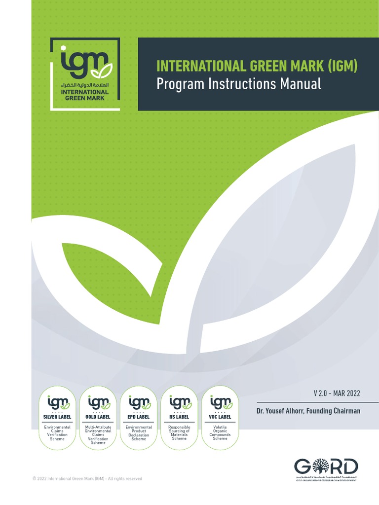 International Green Mark - Gord | PDF | Life Cycle Assessment ...