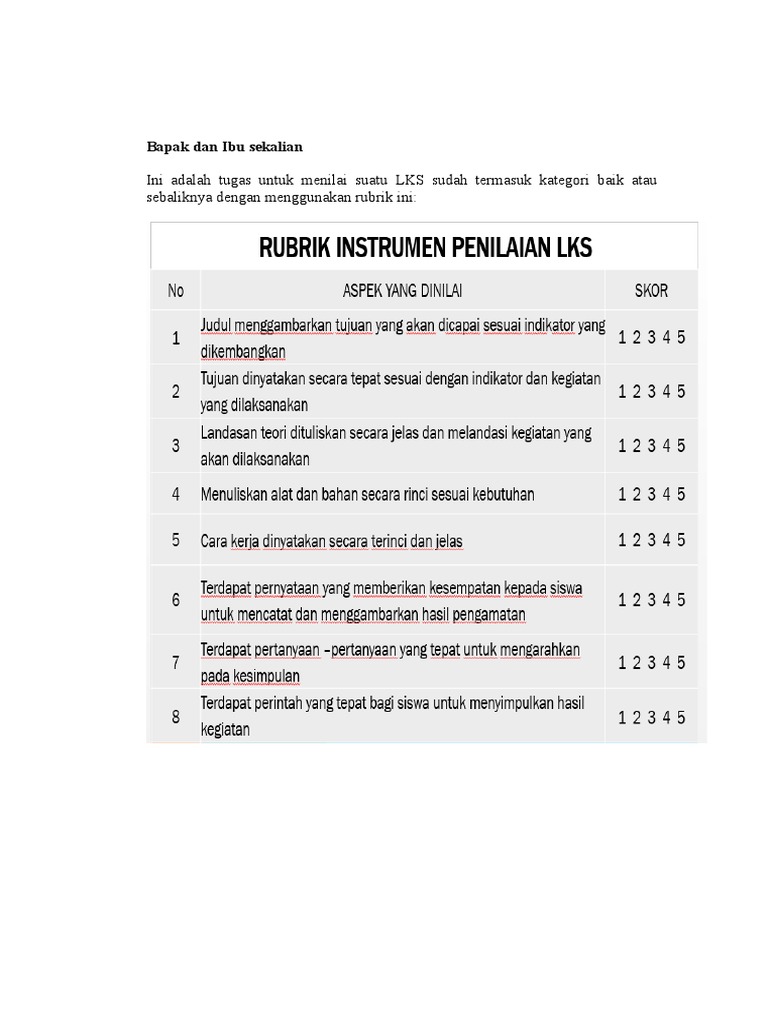 3b Tugas Lembar Kerja Siswa - Yayan Sanjaya | PDF