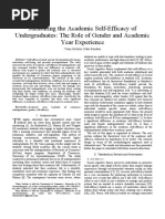 Academic Performance Scale: Sa - Strongly Agree A | PDF