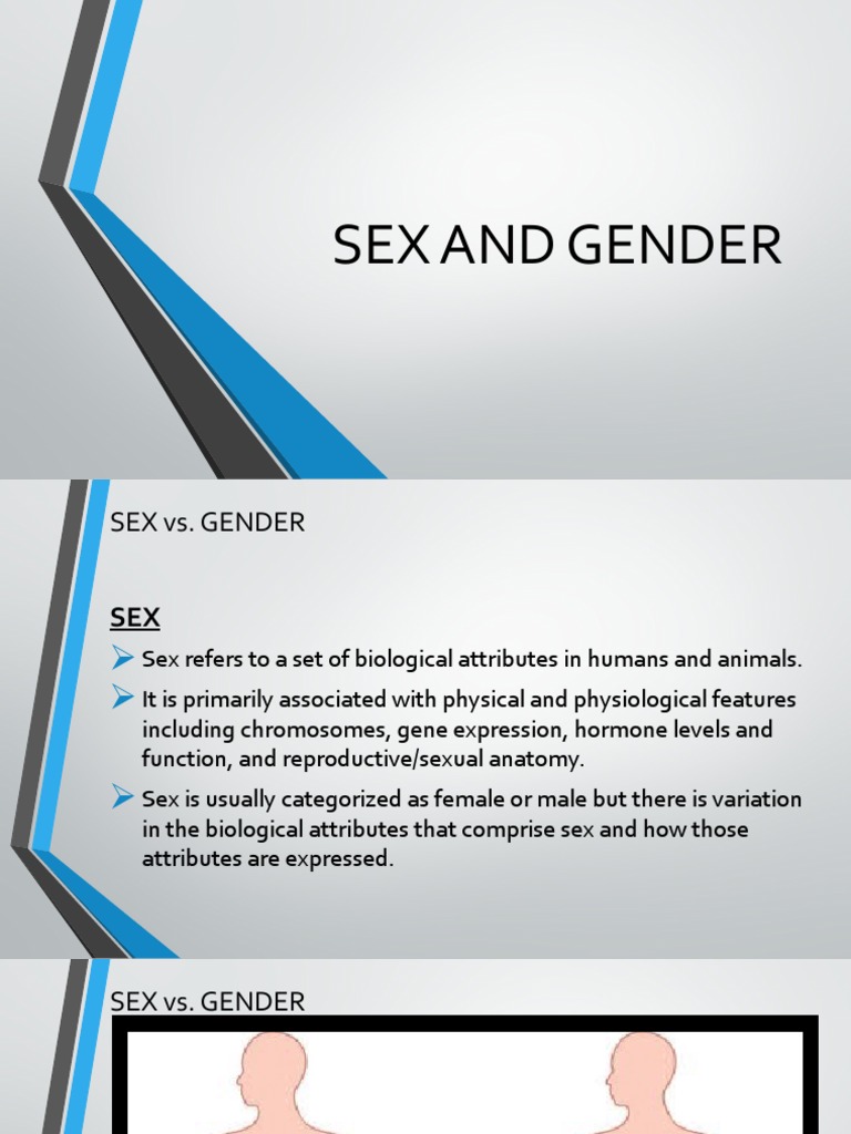Sex and Gender Report | PDF | Gender | Gender Studies