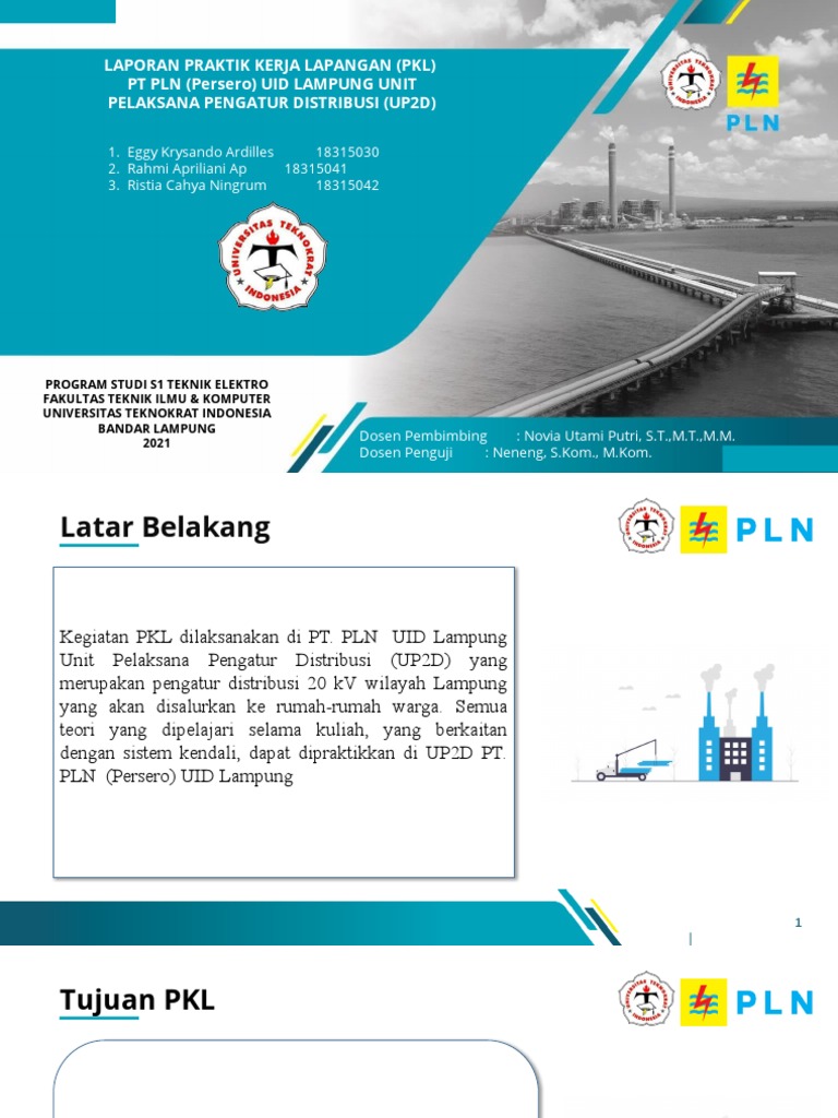 PKL PT - PLN Up2d | PDF | Teknologi & Rekayasa