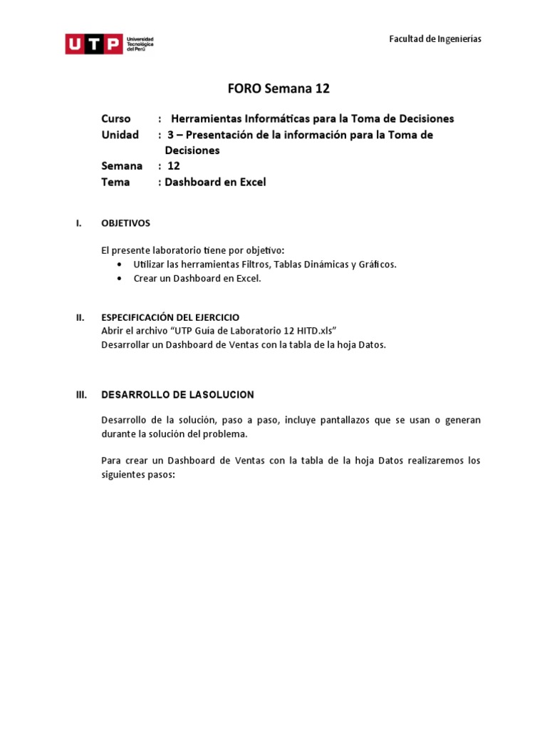 FORO Semana 12 | PDF