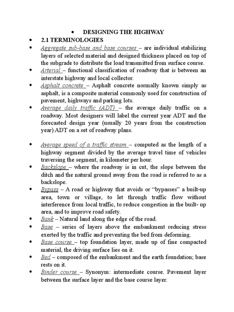 Highway Engineering | PDF | Interchange (Road) | Traffic